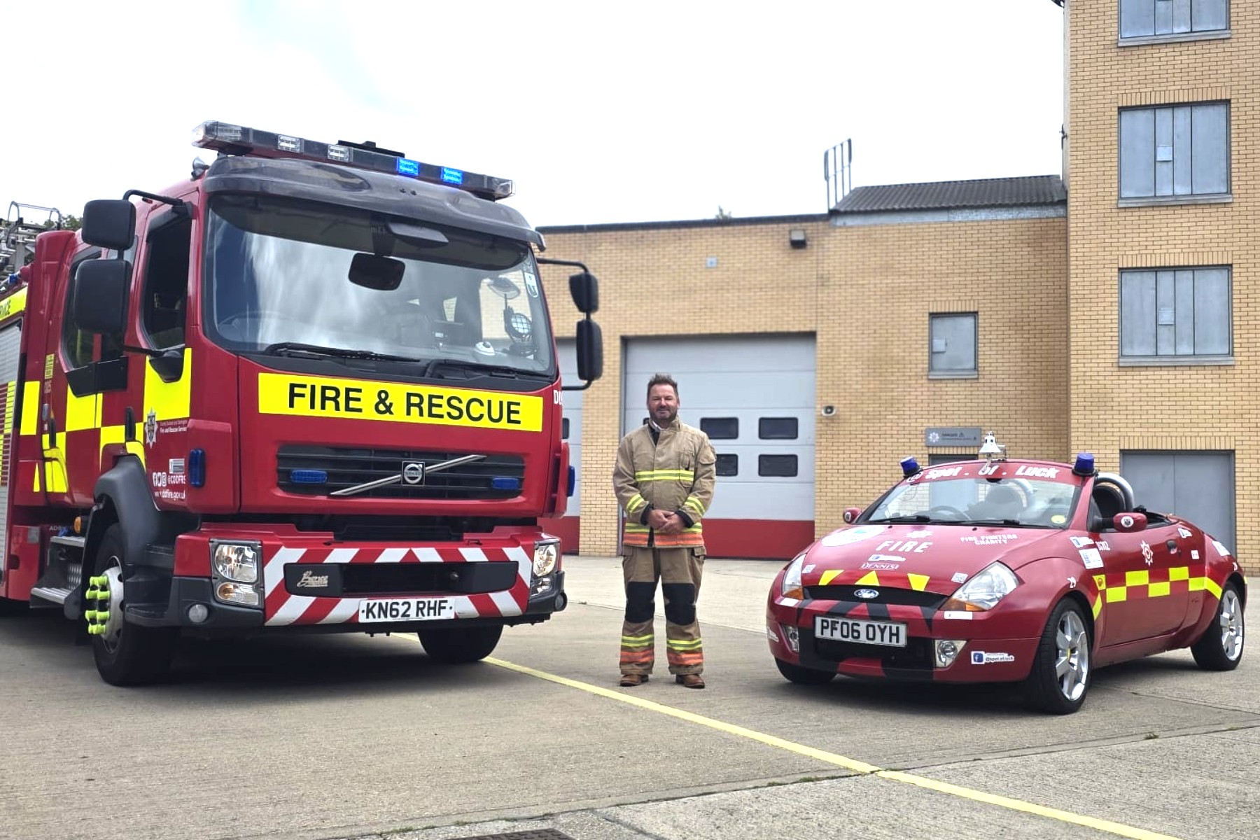Former Fire-fighter to cross Europe in a mini fire engine | Weardale ...